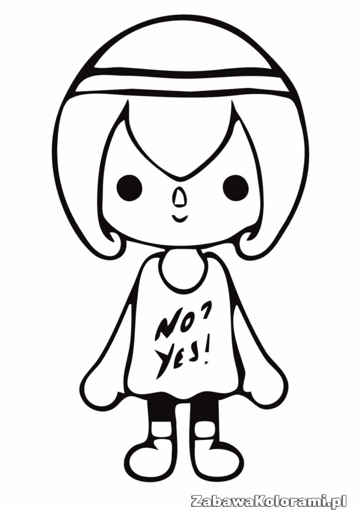 Kolorowanka Nonoko TLW Toca Boca
